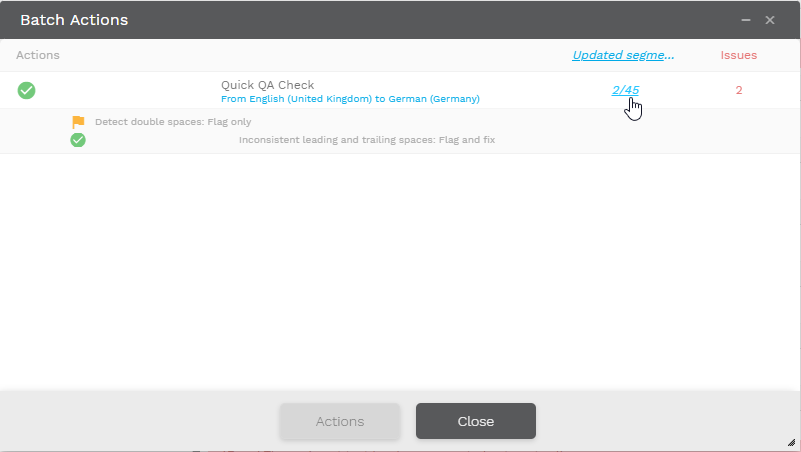 Quick Qa Check